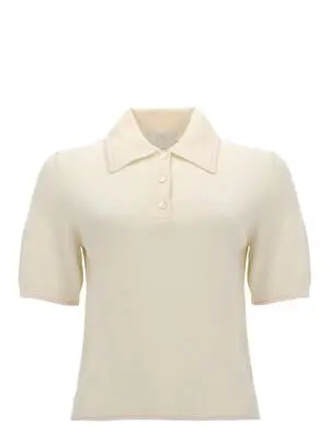A.p.c. Short-sleeved Knitted Polo Top - No