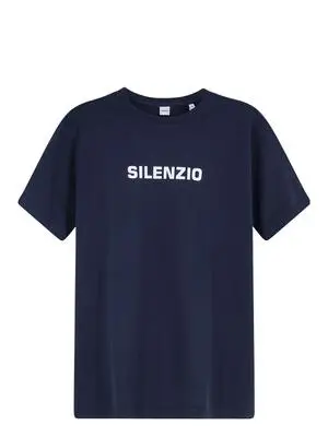 Aspesi Silenzio Print T-shirt - Black