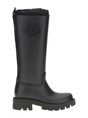 MONCLER Moncler Waterproof Knee-High Boots With Drawstring Closure