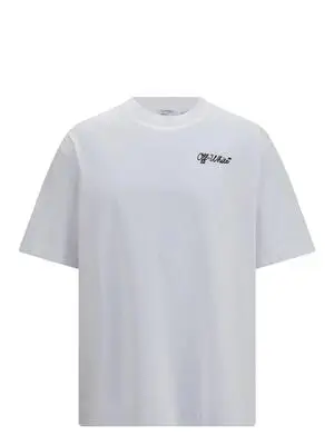Off-White Script Logo Skate T-shirt Ale - White