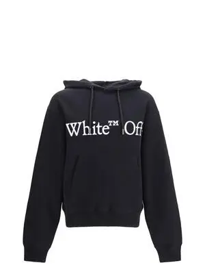 Off-White Bookish Scarf Hoodie - Black