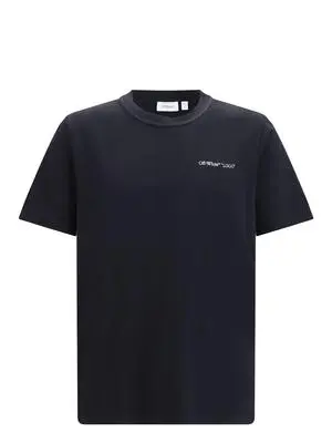 Off-White Logo Quote T-hirt - Black