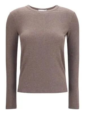 Max Mara Ribbed Long-sleeve Sweater - Brown