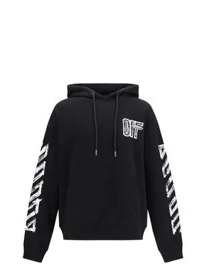 Off-White Motion Arrow Hoodie - Black