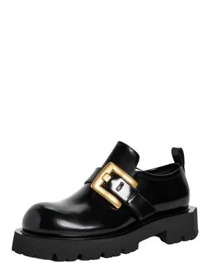 Balmain Calfskin Anthem Loafers - Noir