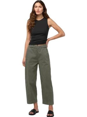 DUER Flextwill Barrel Pull-on Pant - Thyme