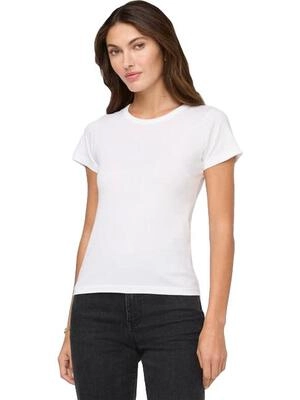 DUER Pure Pima Slim Crew Neck T-shirt - White
