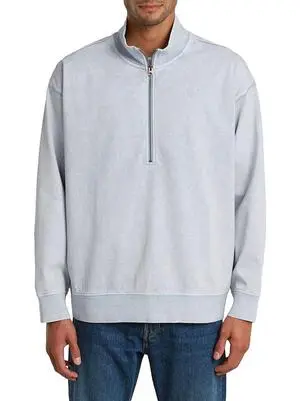 G-star Raw Relaxed Fit Half Zip Pullover - Light Wave Gd Snow Bleach