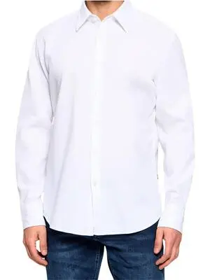 Hugo Boss Long-sleeved Shirt - White