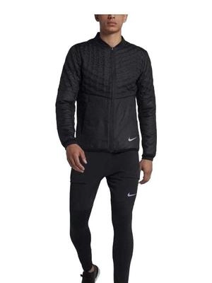 Nike Aeroloft Three-dimensional Honeycomb Down Jacket - Black