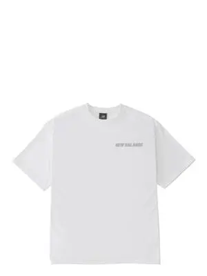 NEW BALANCE Met24 Reflection Nb Logo T-shirt Asia Sizing - White
