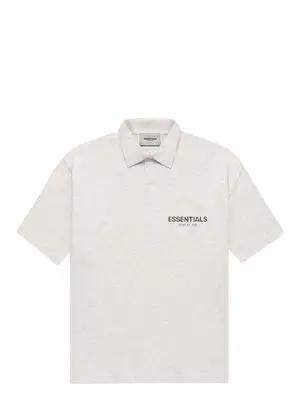 Fear Of God Fw21 Polo Shirt 'light Heather Oatmeal - Grey/beige