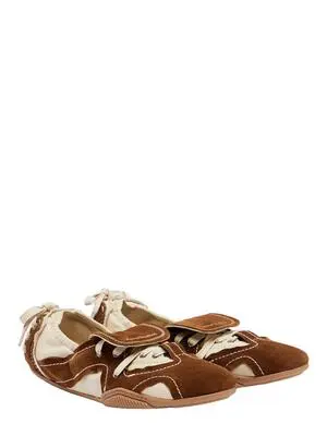 Acne Studios Leather And Suede Sneakers - Brown