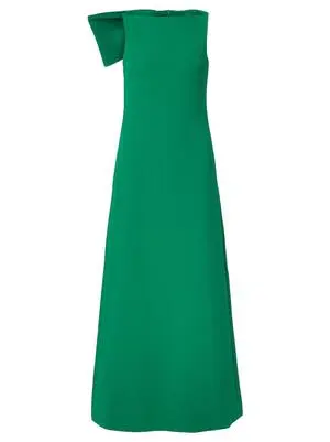 Safiyaa Mallory Crepe Gown - Green