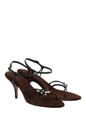 Chloé Matilda Leather Sandals - Brown