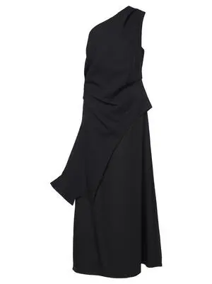 RÓHE Layered One-shoulder Dress - Black