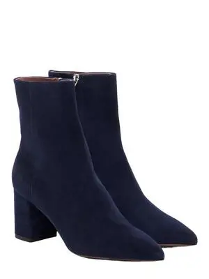 Paris Texas Anja Suede Ankle Boots - Blue