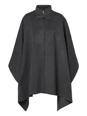 RÓHE Wool And Cashmere Poncho - Grey