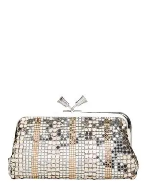 ANYA HINDMARCH Maud Stripes Tassel Clutch - Multi
