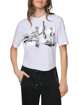 DKNY DKNY Graphic Stud T-Shirt