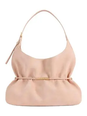 Balmain Sphynx Medium Suede Bag - Pink