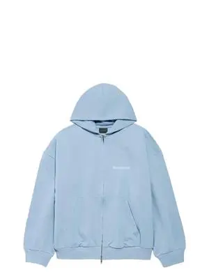 Balenciaga Zip-up Hoodie - Blue