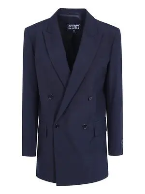 MAISON MARGIELA MM6 Tailored Silhouette Double-Breasted Blazer