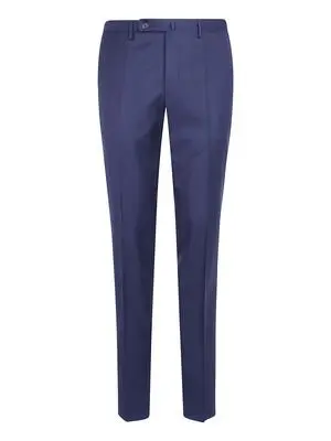 Incotex Pants Regular Fit "classic Regular Chino" Blue