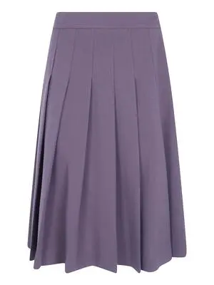 DRHOPE DRHOPE Pleated Midi Skirt