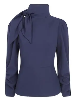 DRHOPE Classic Ribbon Shirt - Black