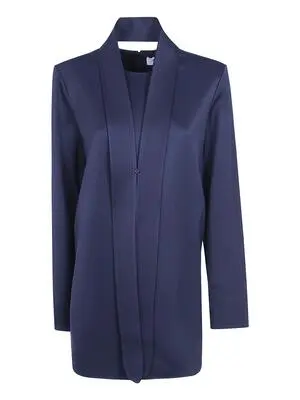 TOTÊME TOTEME Satin Tunic Dress With Belt