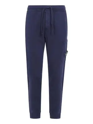 Stone Island Pants Cotton Track Trousers - Black