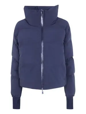 Herno Cropped Zip-up Jacket - Black