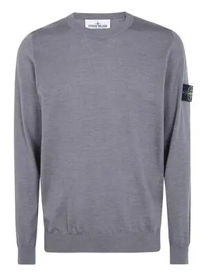 Stone Island Round Neck Sweater - Green