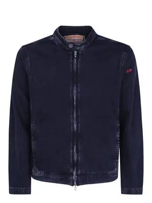DIESEL® Cotton Blend "d-glory" Jacket - Black