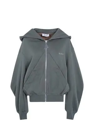 Attico Full Zip Hoodie - Green