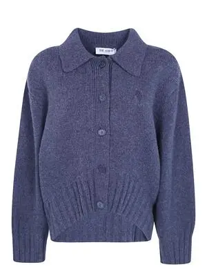 Attico Sweater Cardigan - Gray