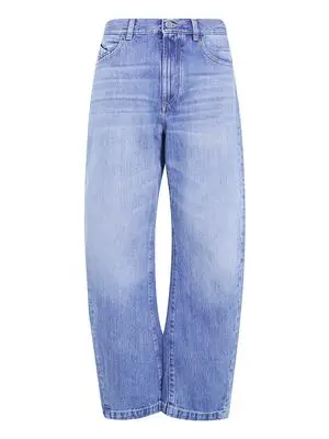 Attico Barrel Leg Jeans - Blue