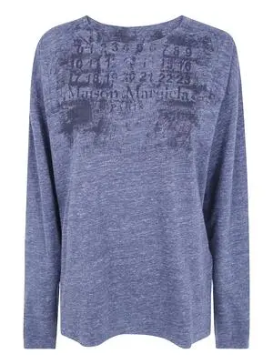 MAISON MARGIELA MAISON MARGIELA Long Sleeve "Numbers" T-Shirt