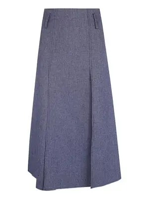 DRHOPE Skirt With High Slit - Gray