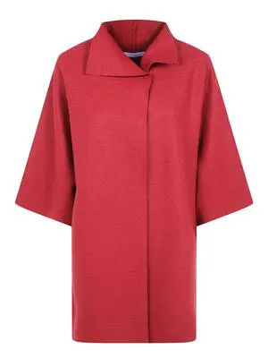 Harris Wharf London Wool Coat - Red