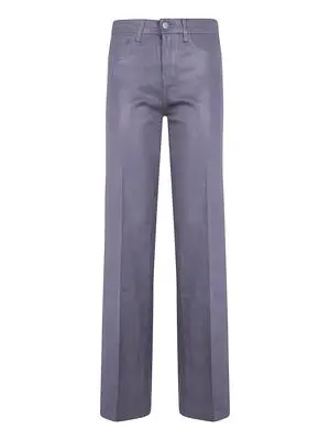 L'Agence Clayton Wide Leg Jeans - Gray