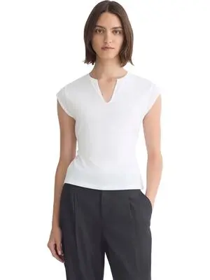 Everlane Organic Cotton Tie-back T-shirt - White