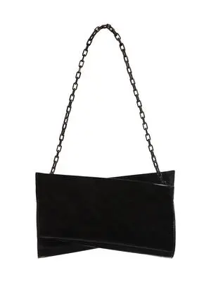 CHRISTIAN LOUBOUTIN Loubitwist Clutch Bag - Black
