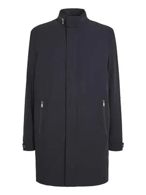Corneliani Water-resistant Overcoat - Navy