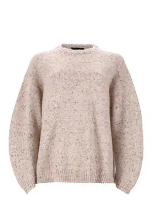 Fabiana Filippi Lurex Knit Sweater - Beige