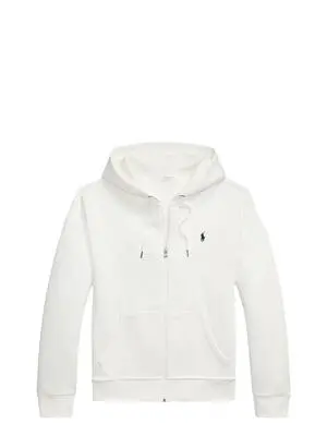 Ralph Lauren Classic Fit Zip-up Hoodie For Fw25 - White