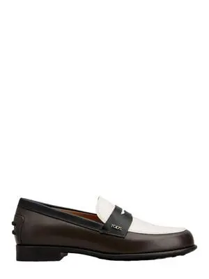 TOD'S Leather Loafers - Black