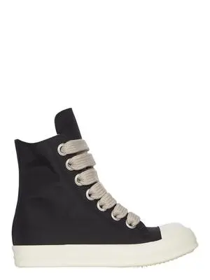 Rick Owens Jumbo Laced High Top Sneakers - Black