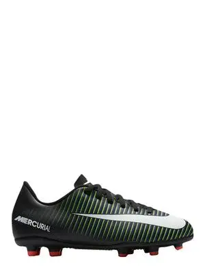 Nike Mercurial Vortex 3 Fg Gs Football Boots - Black